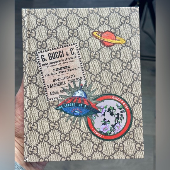 Gucci | Accessories | Gucci Monogram Ufo Firenze Ginza Notebook With ...